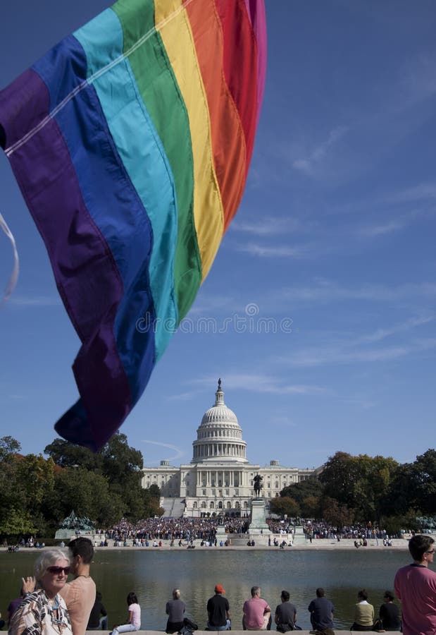 Gay Rights March, October 11, 2009 - Washington Editorial Image - Image ...