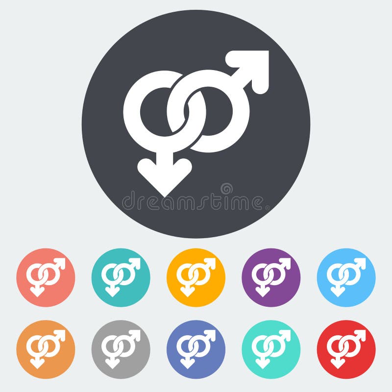 Gay sign stock vector. Illustration of couple, love, pattern - 95522328