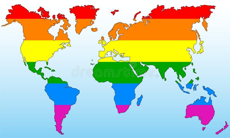 Gay World stock vector. Illustration of vector, social - 44203696