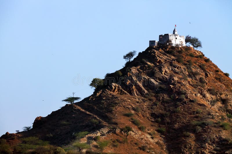 Gayatri Temple in Pushkar stock photo. Image of rajasthan - 24546508