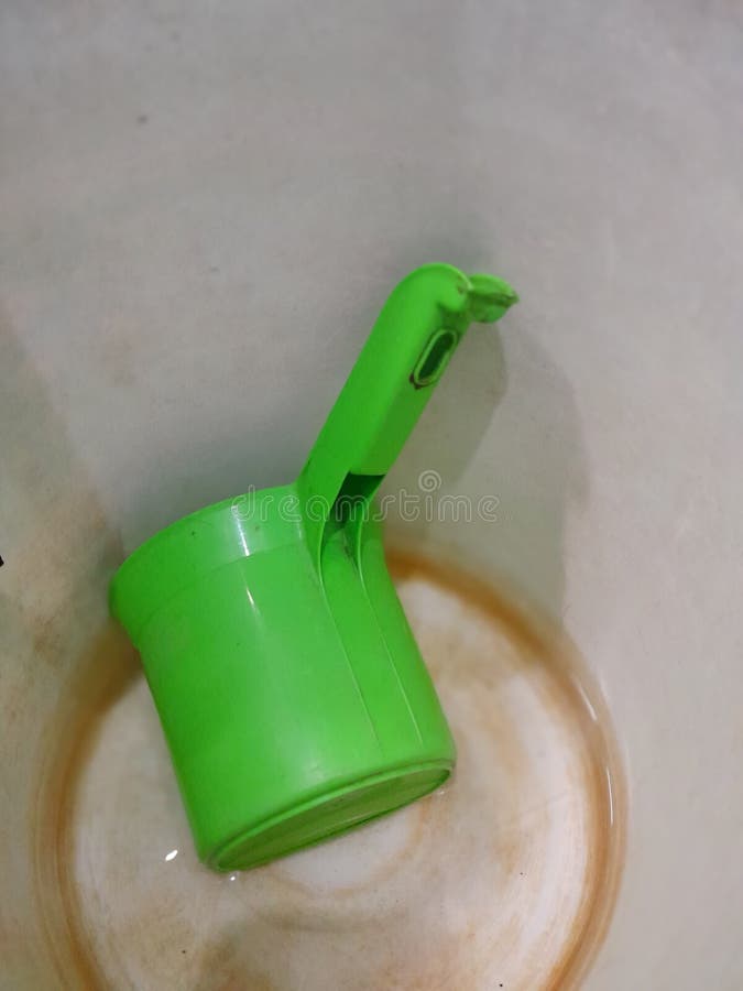 Gayung Ember Green White Bathroom Water Stock Image - Image of ember ...