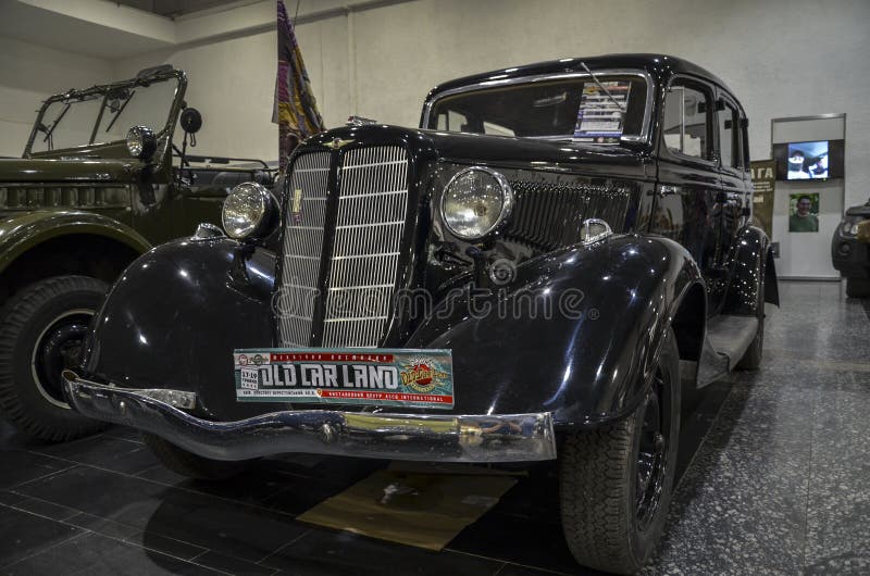 GAZ M-1 is an Iconic Pre-war Soviet Passenger Car Editorial Stock Photo ...