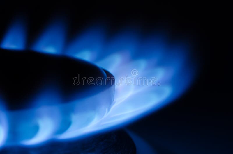 Gaz naturel photo stock. Image du chaud, bleu, cuisine - 54573568