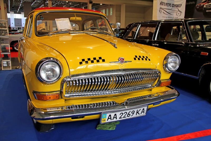 GAZ Volga (Soviet-made Automobile) Editorial Photo - Image of driver ...
