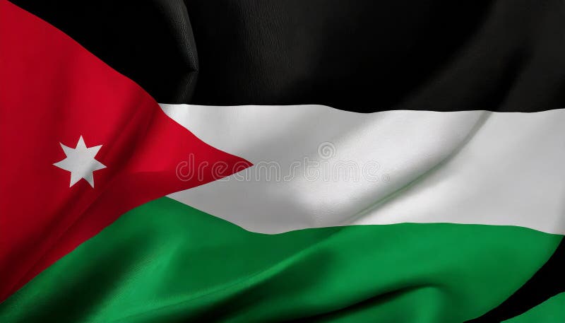Gaza Strip National Flag stock illustration. Illustration of isolated ...