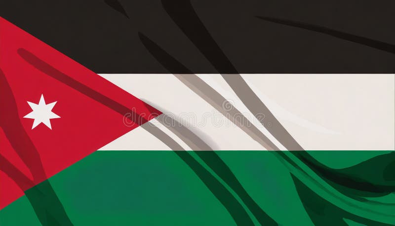 Gaza Strip National Flag stock illustration. Illustration of national ...