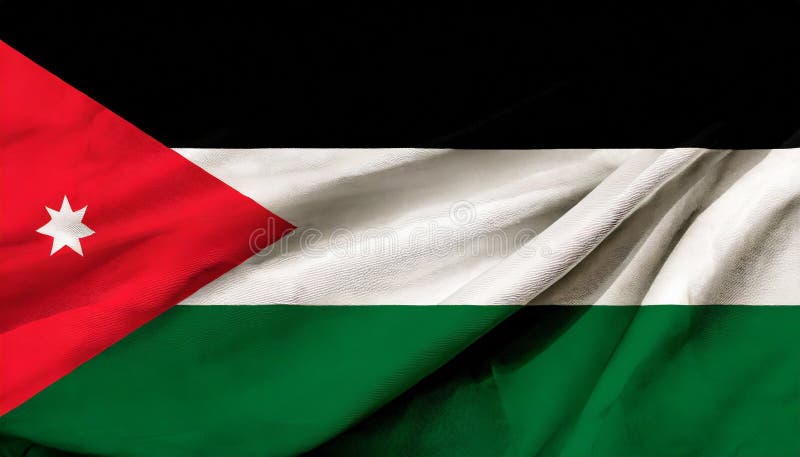 Gaza Strip National Flag stock illustration. Illustration of isolated ...