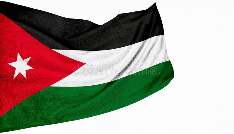 Gaza Strip National Flag stock illustration. Illustration of gaza ...
