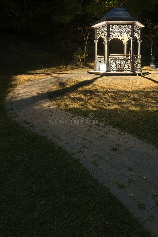 Gazebo stock photo. Image of pathway, rural, bandstand - 37897506