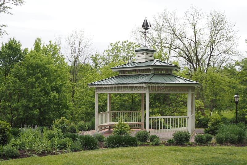 The Gazebo is in the Center of the Park is a Nice Part of the Design ...