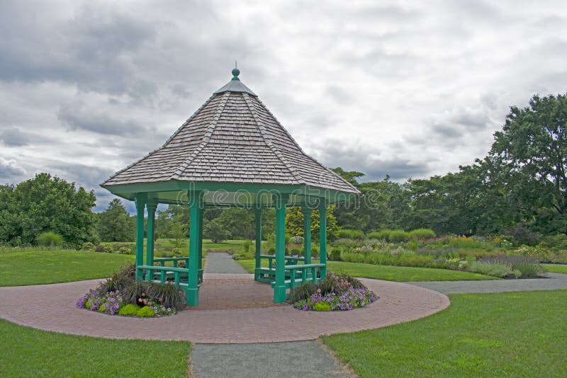 Colonial gazebo stock image. Image of arcades, pillar - 1838155