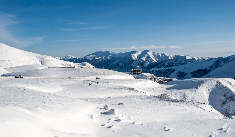 Gazebo at Cross Pass stock image. Image of cliff, monument - 63832031