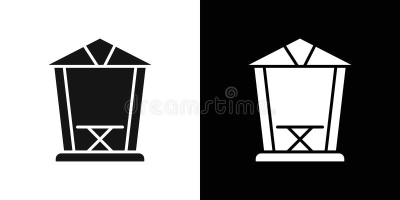 Gazebo Icon Logo Set Vector Stock Vector - Illustration of pavilion ...