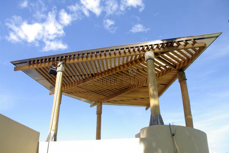 Gazebo roof stock image. Image of relaxation, design - 35829497