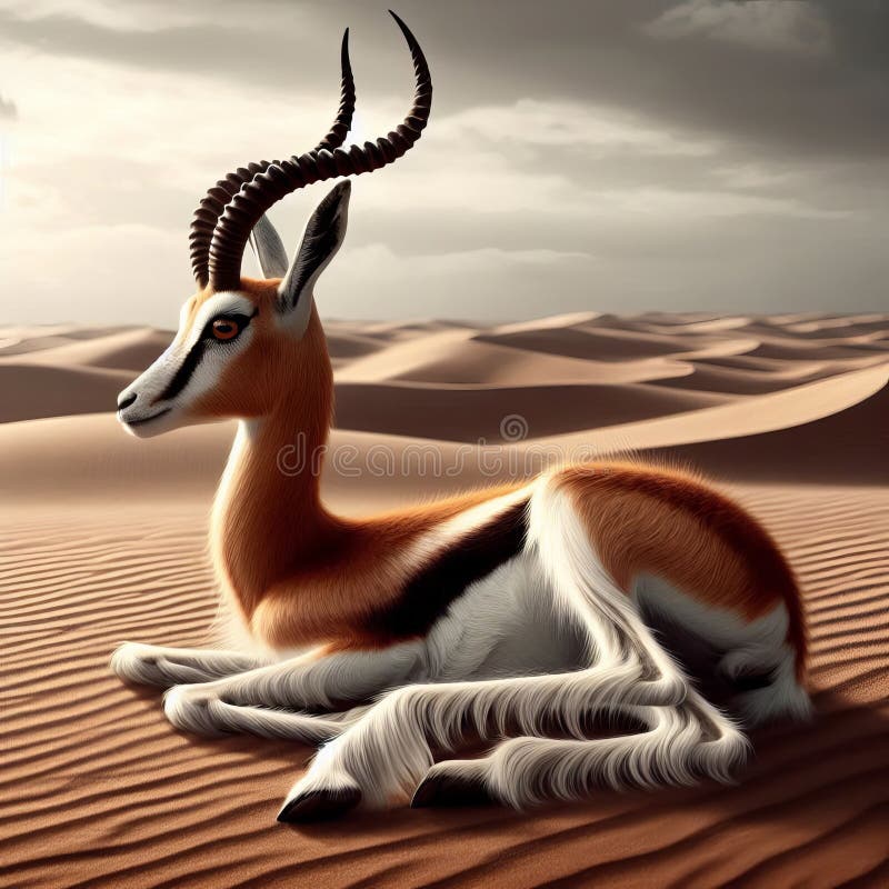 Gazelle Leg Hair Styled into a Checkerboard Pattern, Photo V Stock ...