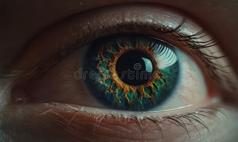 Gazing into the Cosmic Eye AI Generated Stock Image - Image of ...