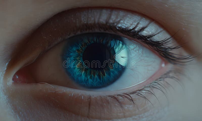 Gazing into the Cosmic Eye AI Generated Stock Image - Image of ...