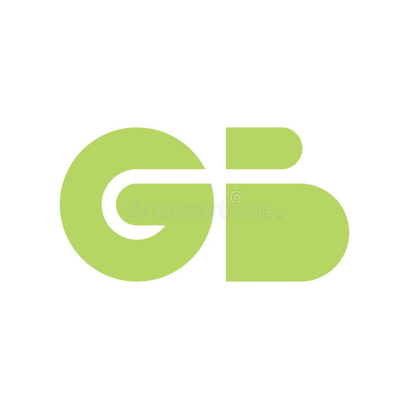 Gb Initial Letter Vector Logo Icon Stock Vector - Illustration of ...