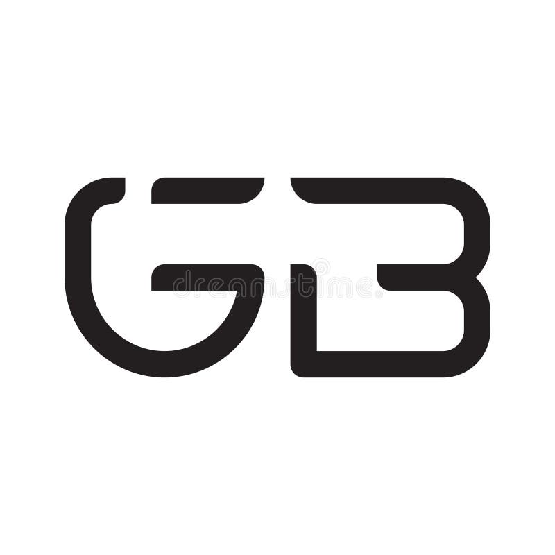 Gb Initial Letter Vector Logo Icon Stock Vector - Illustration of ...