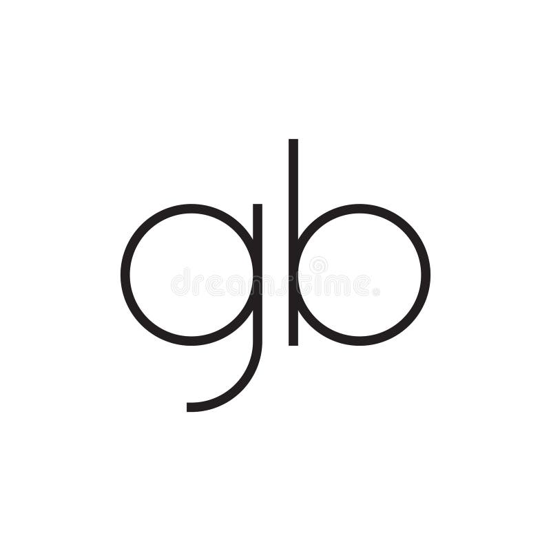 Gb Initial Letter Vector Logo Icon Stock Vector - Illustration of ...