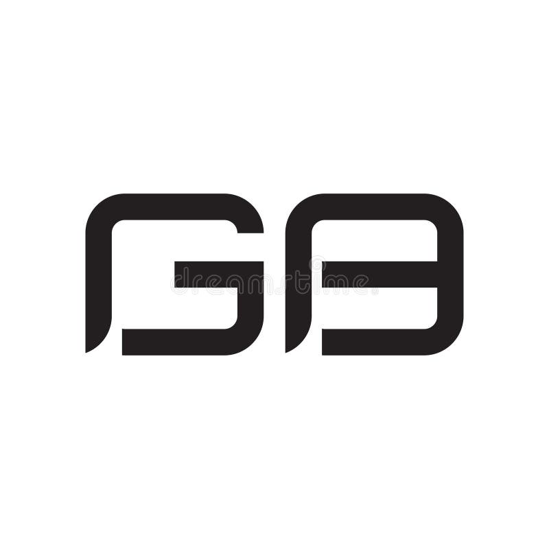 Gb Initial Letter Vector Logo Icon Stock Vector - Illustration of ...