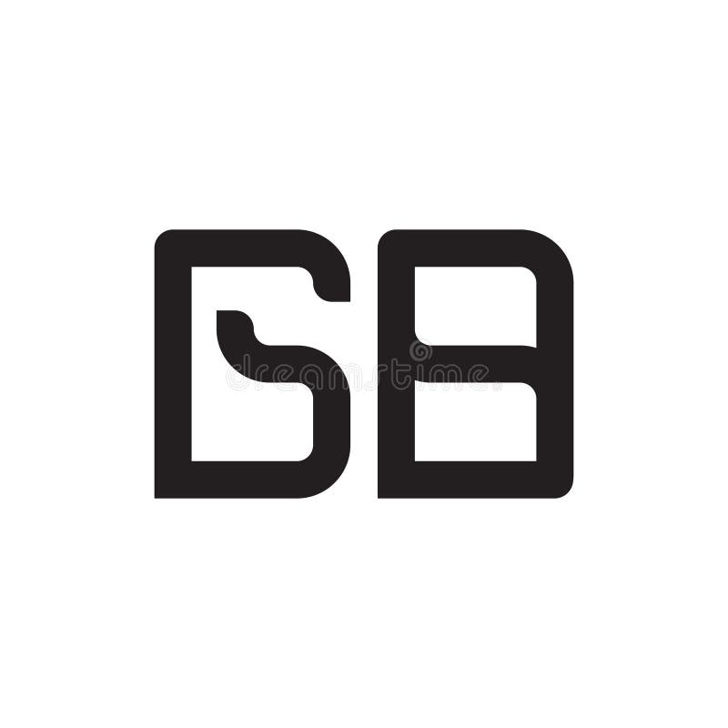 Gb Initial Letter Vector Logo Icon Stock Vector - Illustration of ...