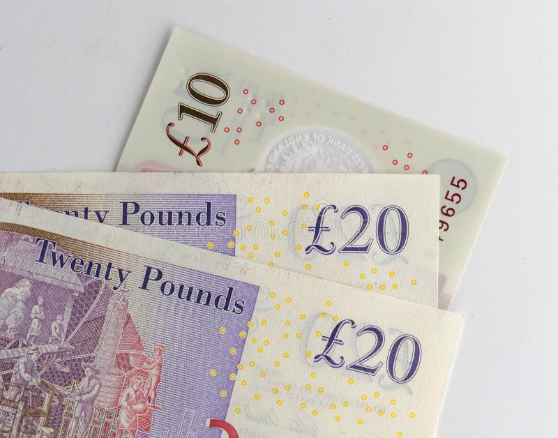 GB Banknotes Pound Sterling Bundle Wads Editorial Image - Image of ...