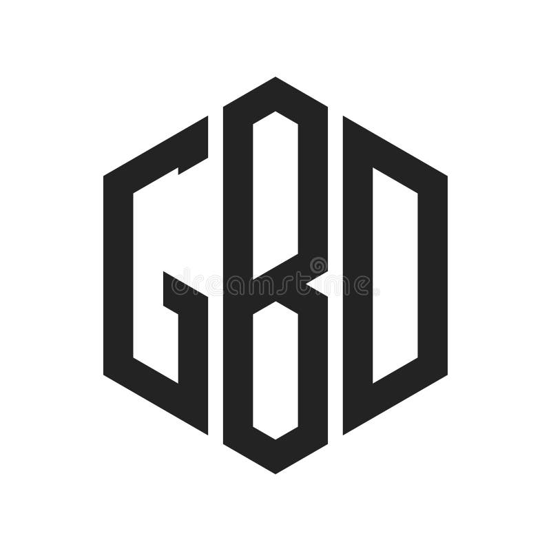 GBD Logo Design. Initial Letter GBD Monogram Logo Using Hexagon Shape ...