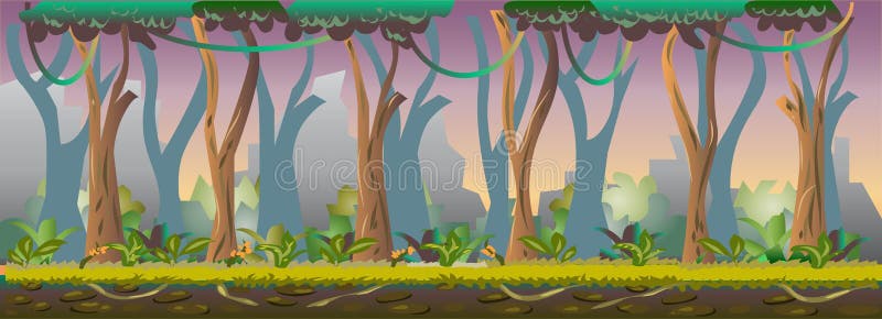 Scrolling Forest Stock Illustrations – 114 Scrolling Forest Stock ...