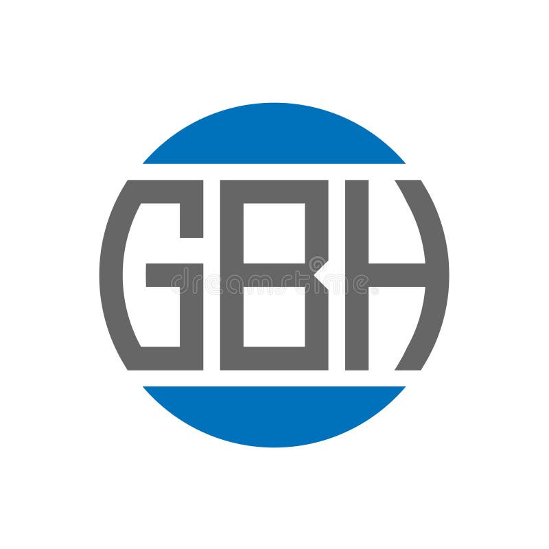 GBH Letter Logo Design on White Background. GBH Creative Initials ...