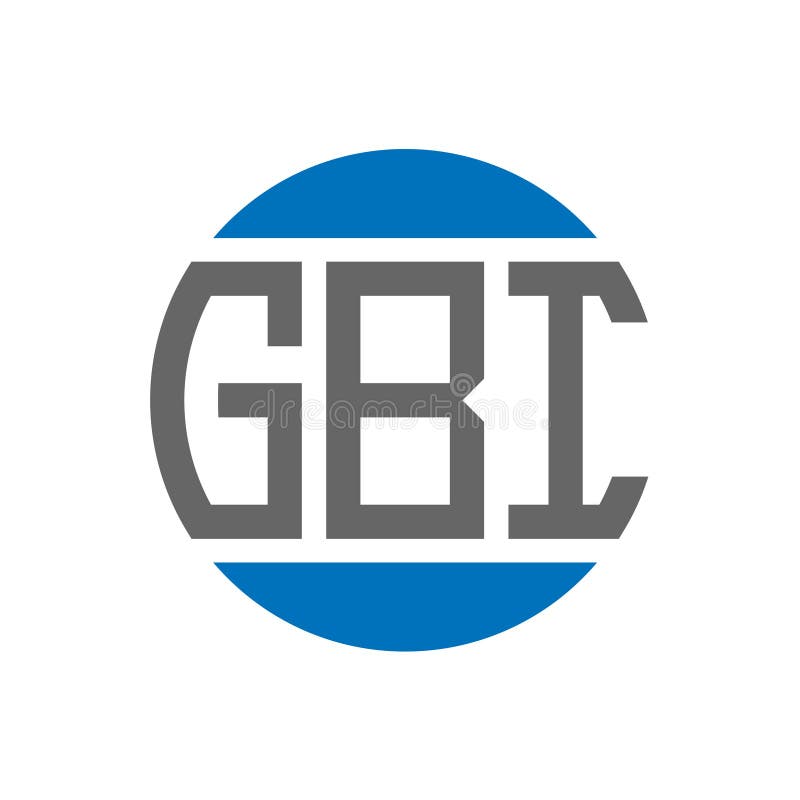 GBI Letter Logo Design on White Background. GBI Creative Initials ...