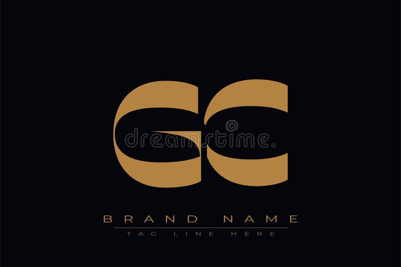 GC Initial Letter Logo Design Stock Vector - Illustration of abstract ...