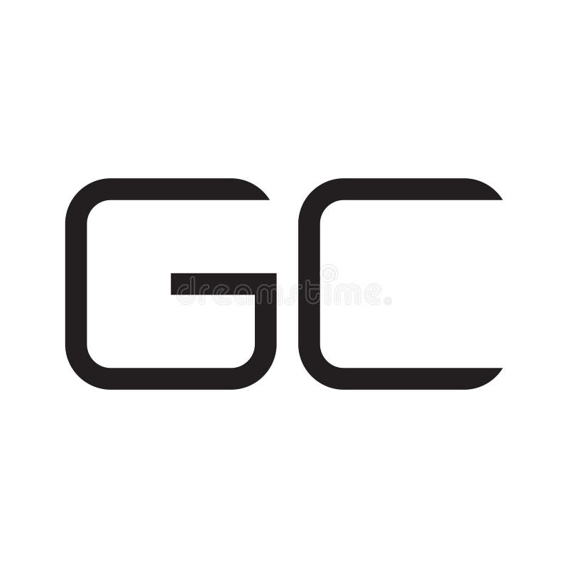 Gc Initial Letter Vector Logo Icon Stock Vector - Illustration of clean ...