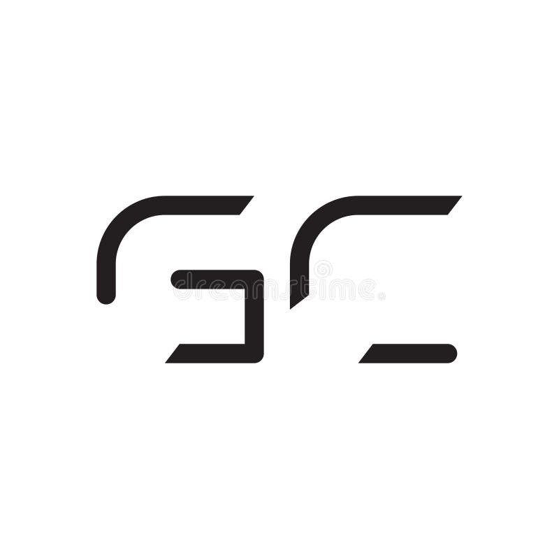 Gc Initial Letter Vector Logo Icon Stock Vector - Illustration of ...