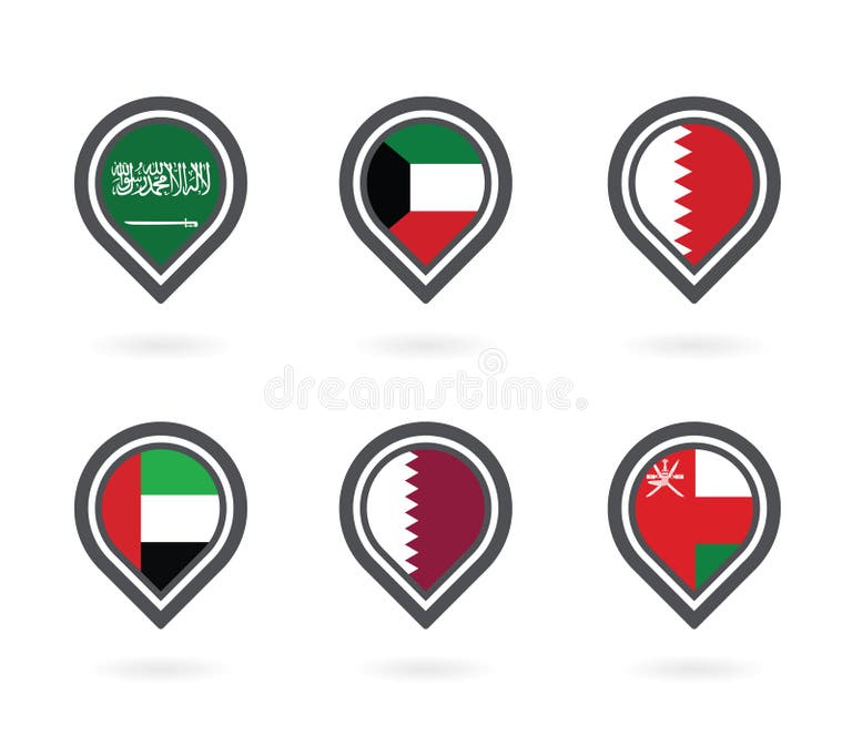 Gcc Flags Stock Illustrations 22 Gcc Flags Stock Illustrations Vectors And Clipart Dreamstime