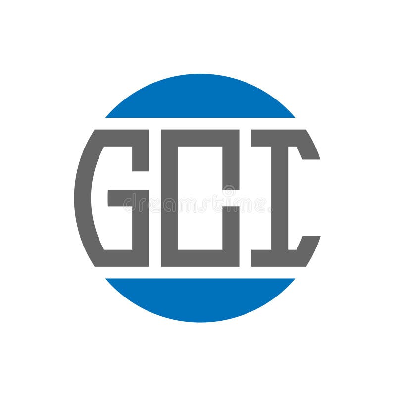 GCI Letter Logo Design on White Background. GCI Creative Initials ...
