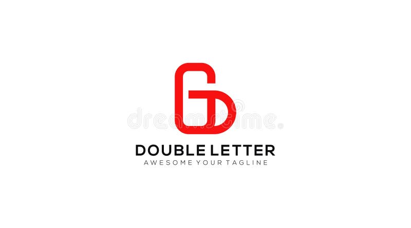 Gd Letter Vector Logo Design. Gg Letter Vector Logo Stock Vector ...