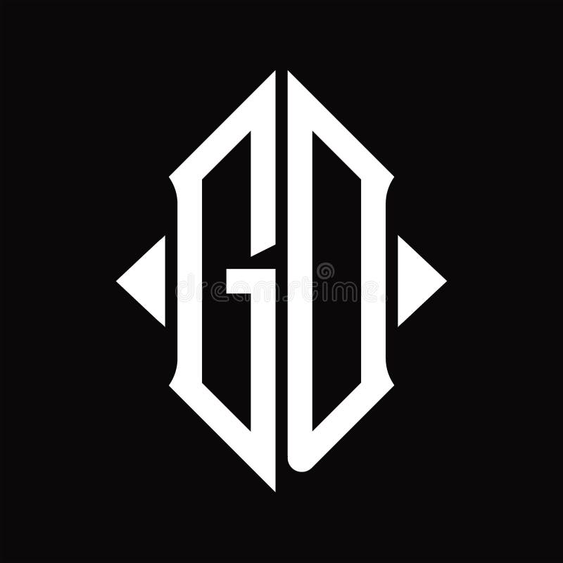 GD Logo Monogram with Shield Shape Isolated Design Template Stock ...