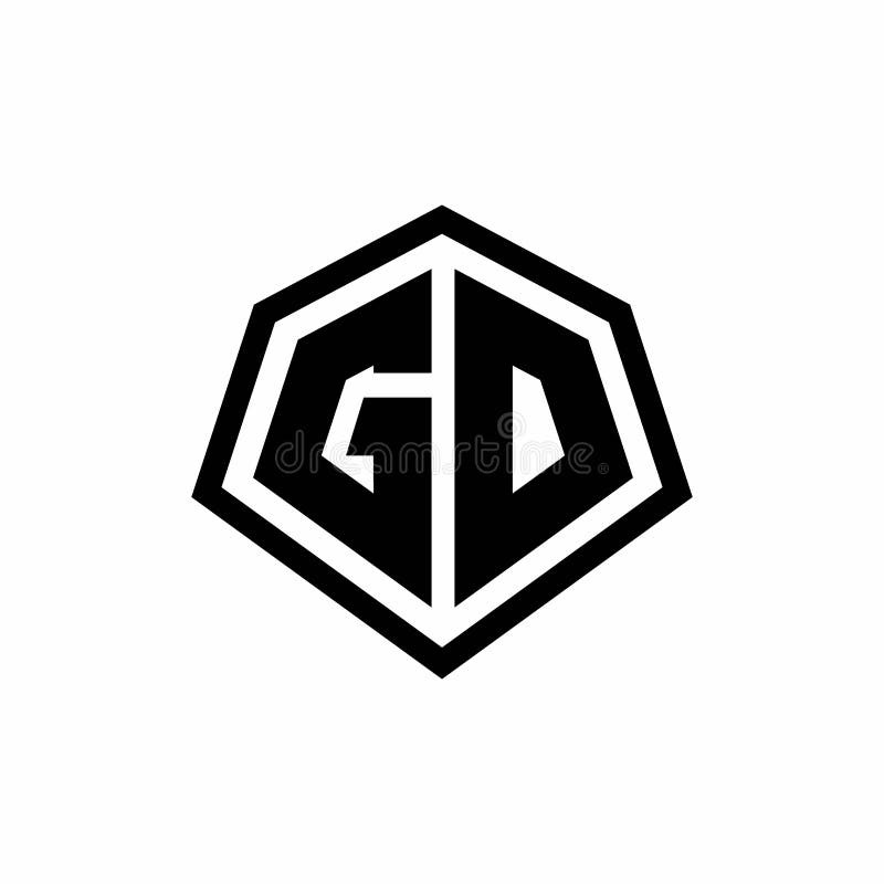 GD Vector Monogram. Logo, Icon, Symbol, Sign From Letters D And G ...