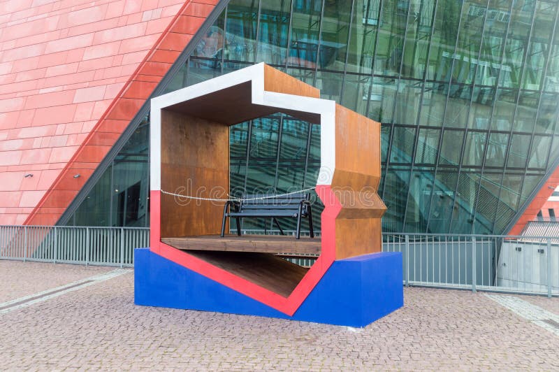 Bench in the Shape of Poland Editorial Image - Image of europe, polish ...