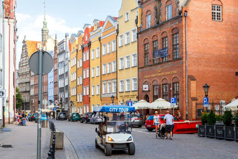 Gdansk Stara miasto ulica zdjęcie editorial. Obraz złożonej z gdański ...