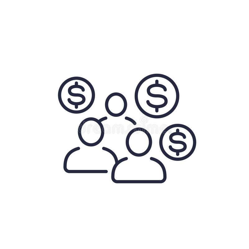 GDP line icon on white stock vector. Illustration of icon - 348156865