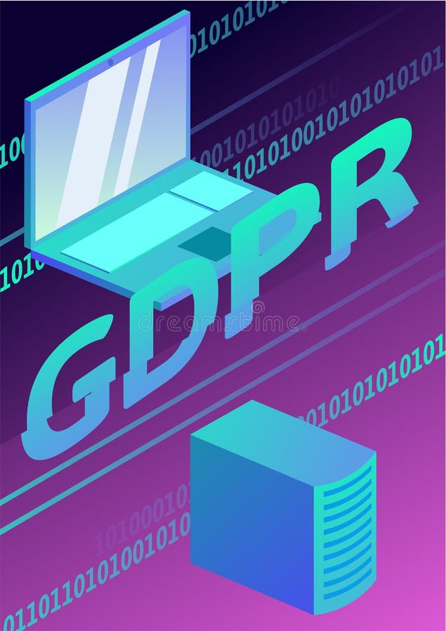GDPR, Concept Illustration. General Data Protection Regulation ...