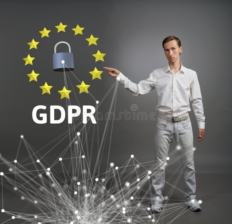 GDPR or DSGVO Concept. General Data Protection Regulation, the ...
