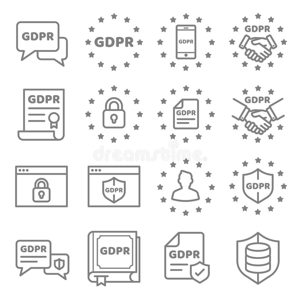 Regulation Gdpr Icon Stock Illustrations – 3,641 Regulation Gdpr Icon ...