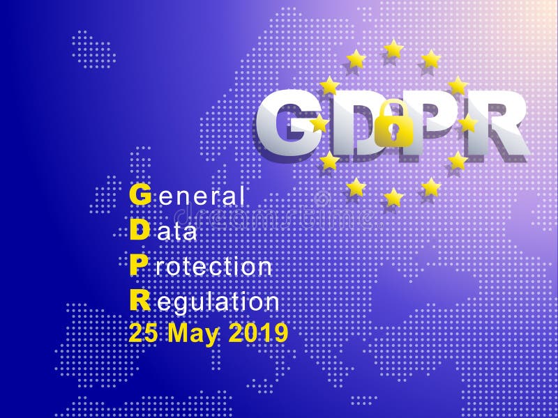 GDPR - General Data Protection Regulation Stock Photo - Image of bill ...