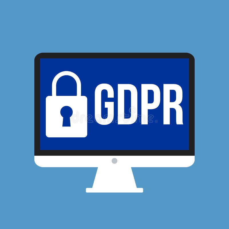GDPR - General Data Protection Regulation, Confirmation Icon Stock ...