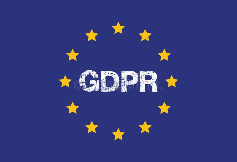 GDPR - General Data Protection Regulation Stock Illustration ...