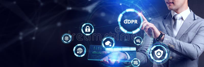 GDPR Personal Data Protection Regulation Cyber Security. Business ...