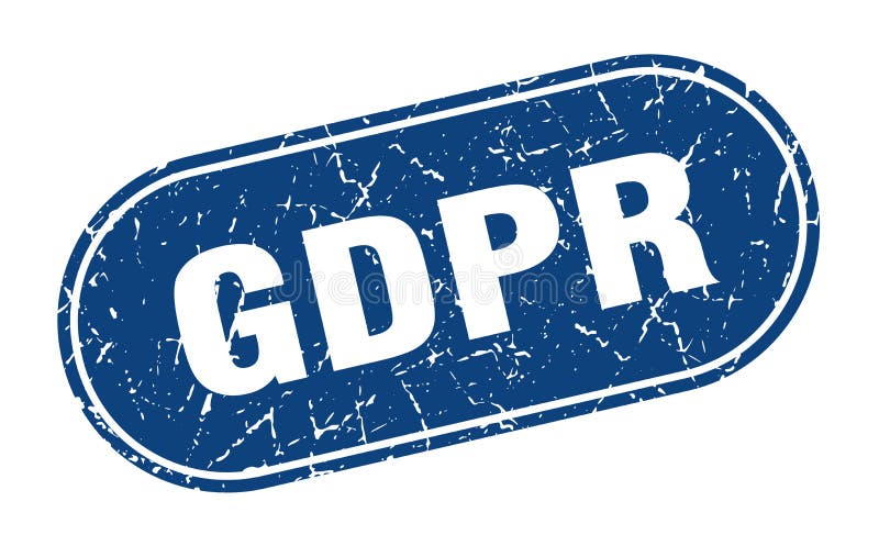 Gdpr Sign. Gdpr Grunge Stamp Stock Vector - Illustration of vector ...